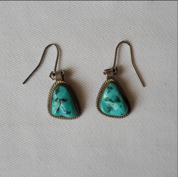 F. Chee | Jewelry | Vintage Frank Chee Stamped Navajo Turquoise In ...